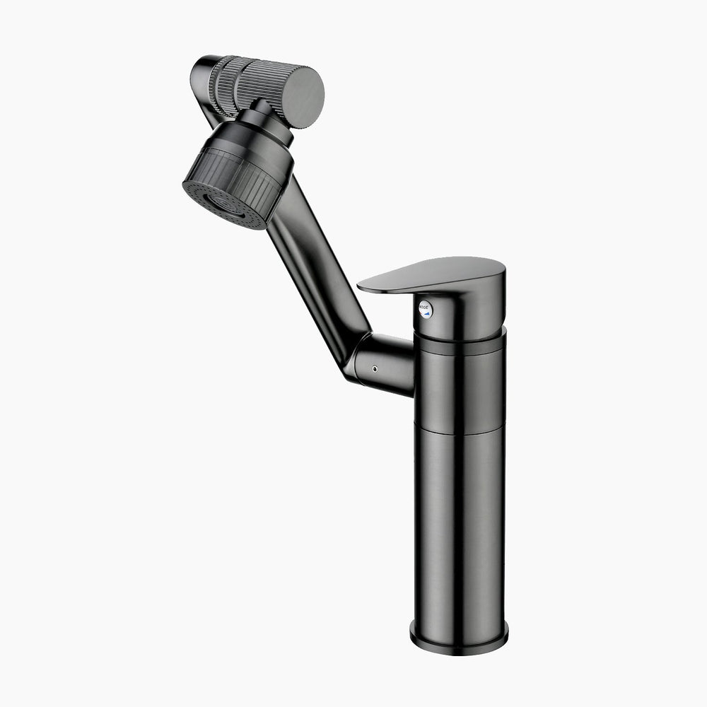 Ihomdiy Single-Hole Rotatable and Liftable Pull-Out Faucet