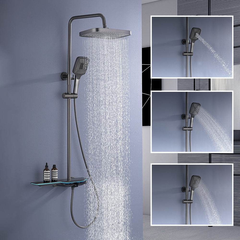 LED Shower System Enhance Your Shower Experience with our Temperature ...