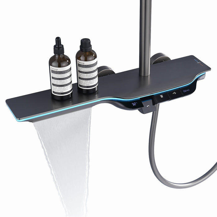 All-in one Thermostatic Smart Shower Systems Set- Ihomdiy