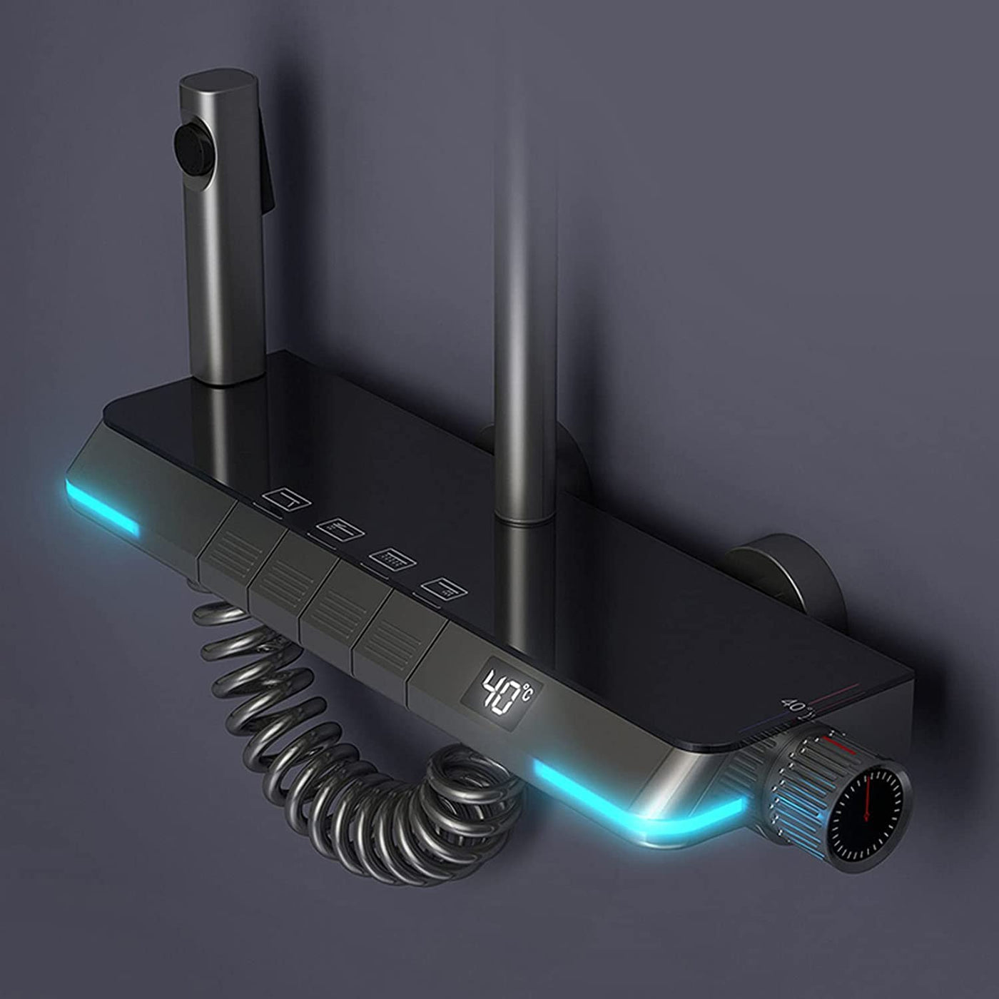 Goldenwarm Shower System Shower Faucet Set Rainfall Bathroom ...